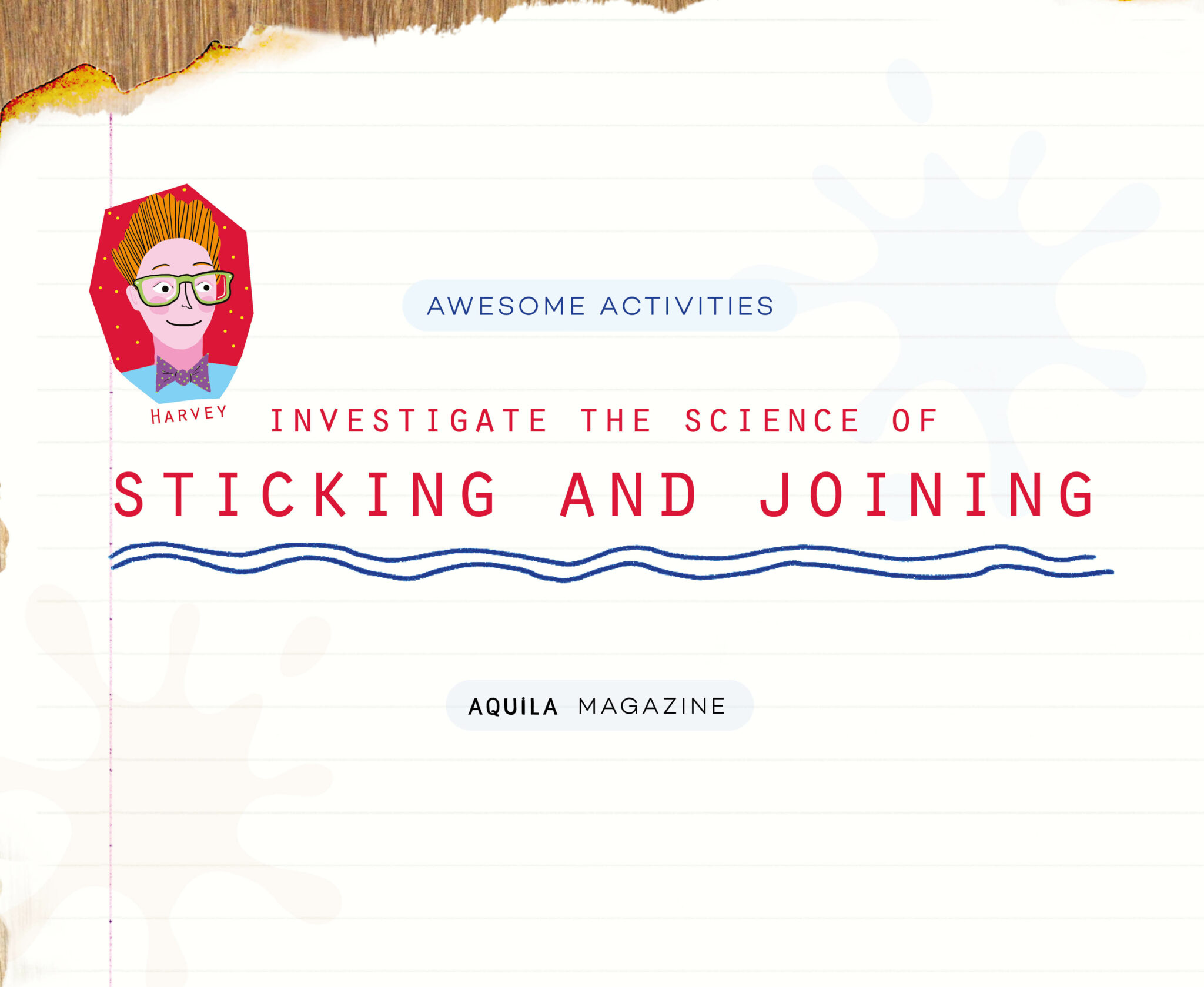 Stem activity for kids: sticking and joining - AQUILA Blog