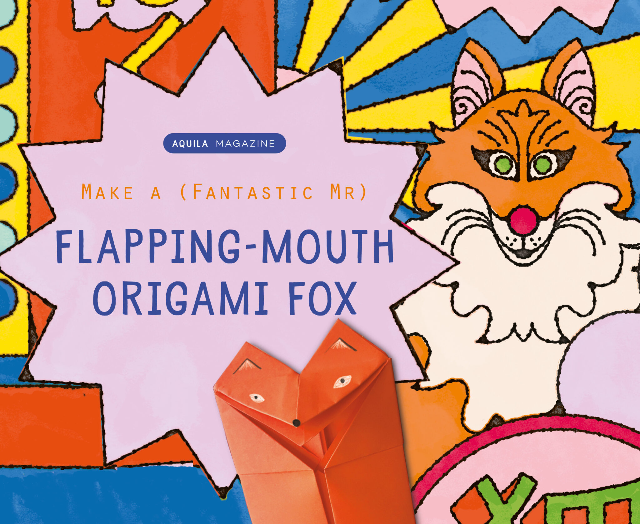 Make an Origami Fox - AQUILA Blog