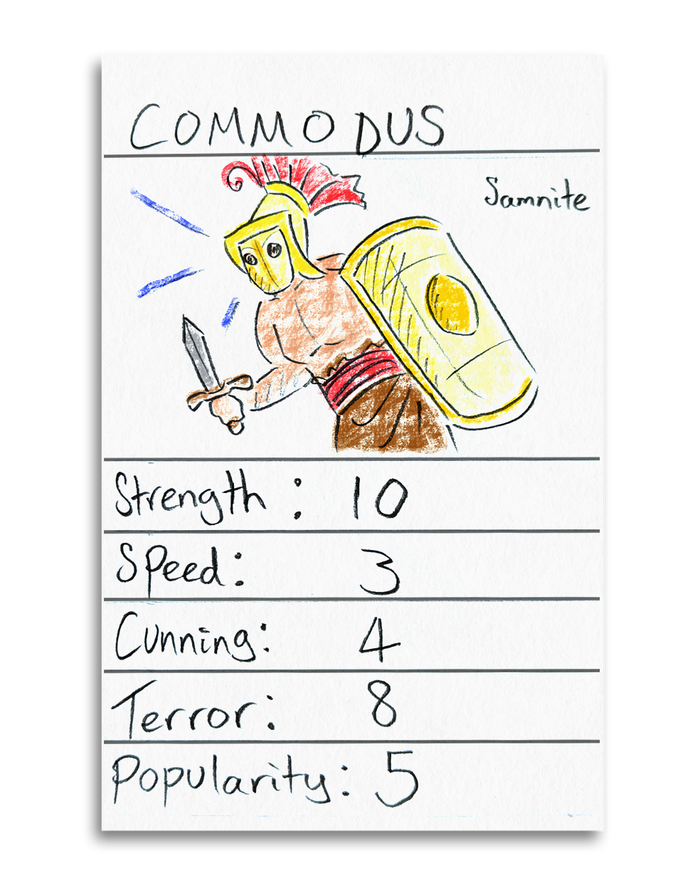 Make Gladiator Battle Cards - AQUILA Blog