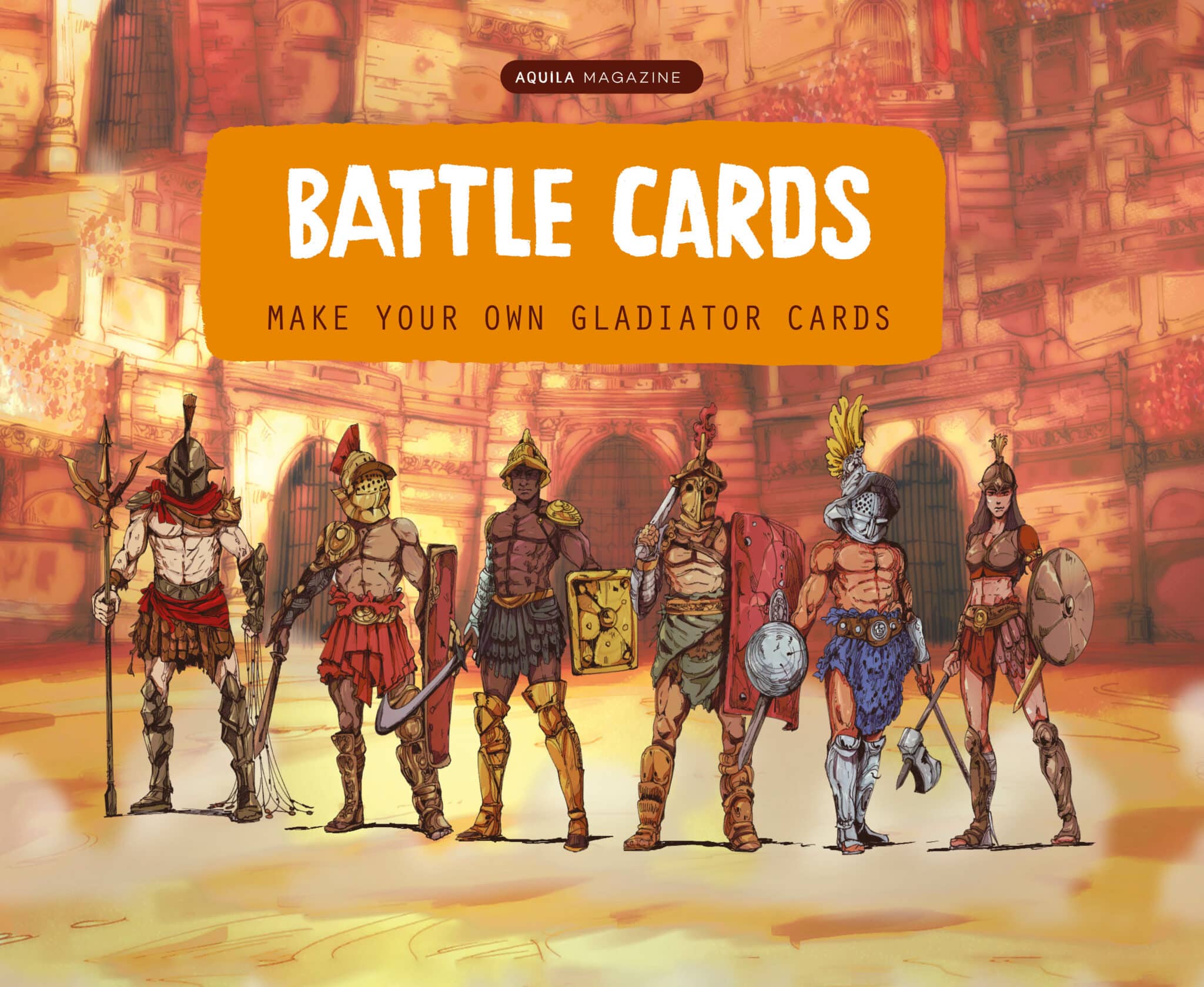 Make Gladiator Battle Cards - AQUILA Blog