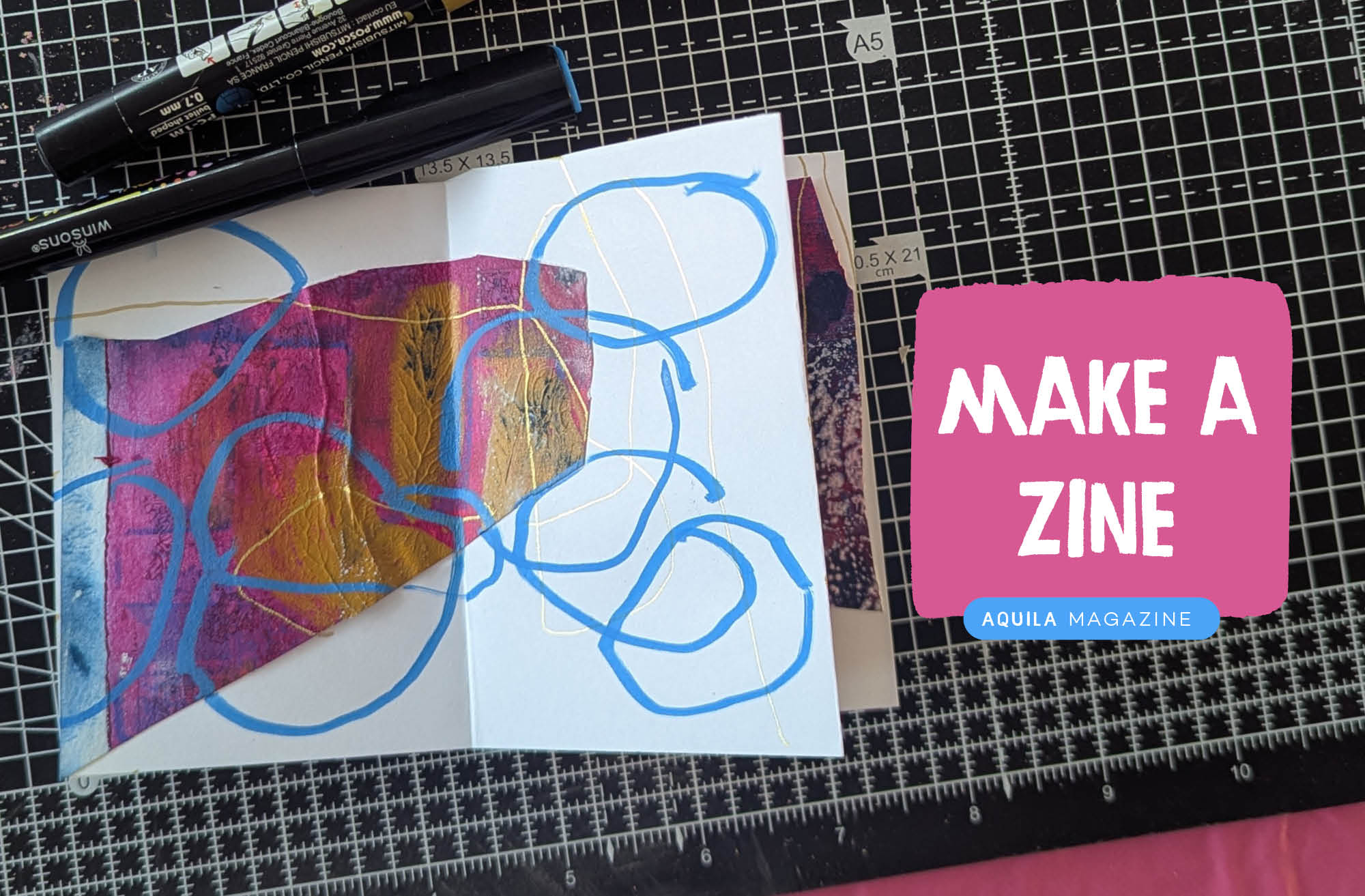Make your own zine - AQUILA Blog